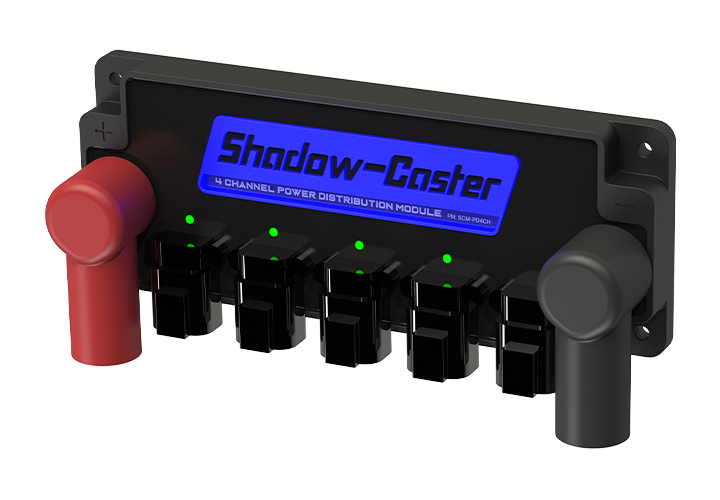 SCM-PD4CH 4 POSITION POWER CONTROL BOX - Shadow-Caster Marine LED ...